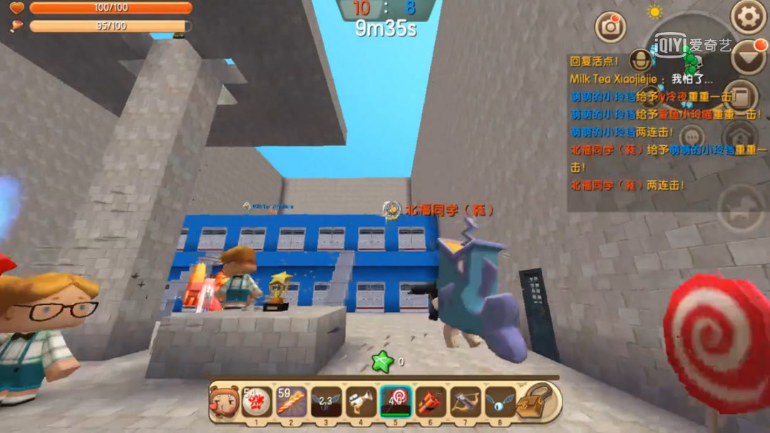 木鱼解说 迷你世界 趣味对战小游戏,学生VS老师,班长实力担当!