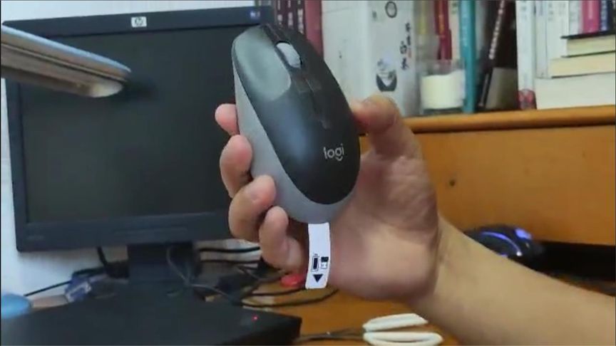 罗技无线鼠标开箱视频,早上下单下午就到了,非常好用