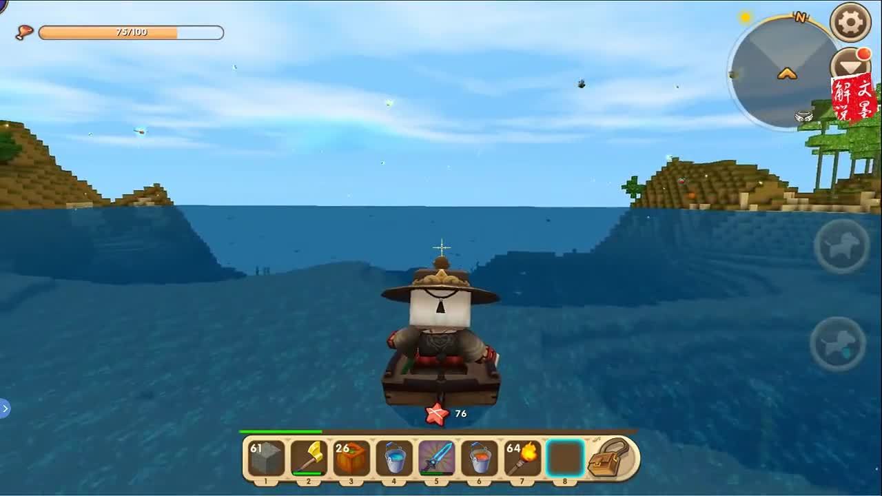 迷你世界极限生存二十天 开始选址建造刷怪塔.