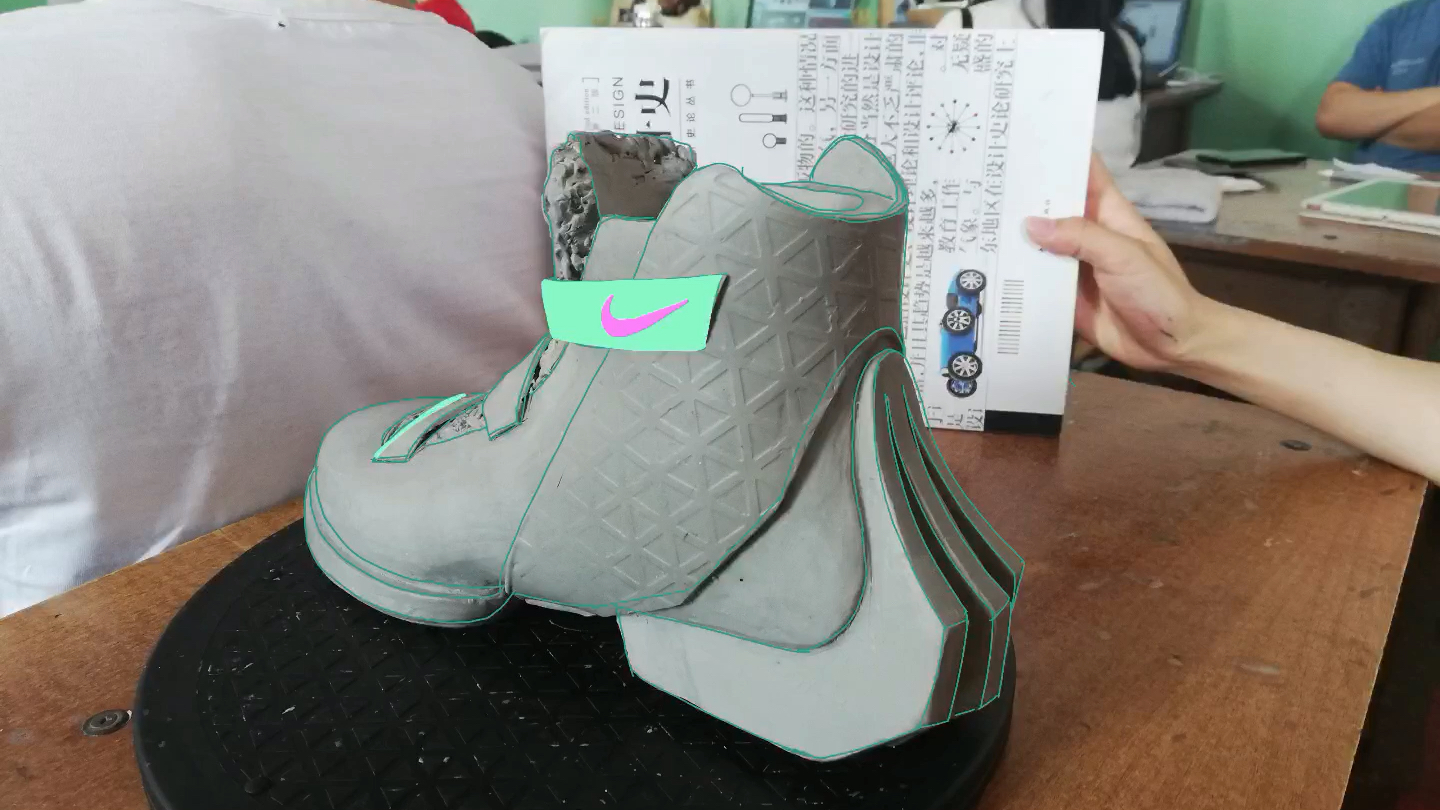 iPad球鞋手绘过程