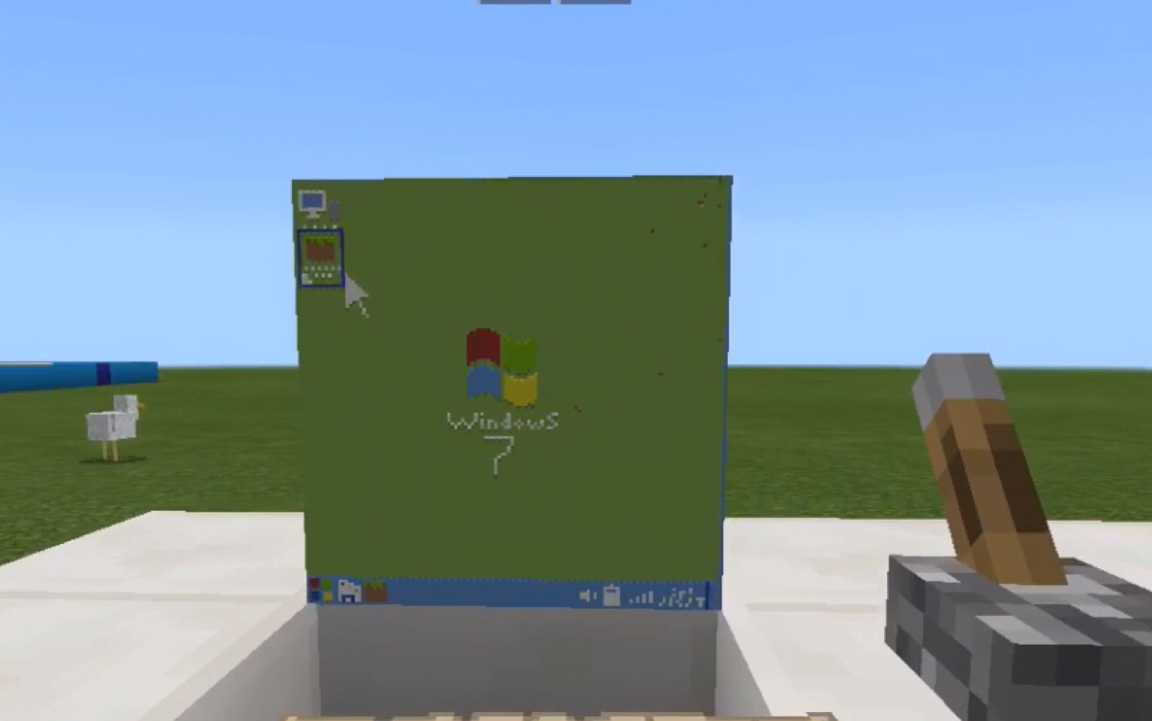 【455MEMZ】如何再我的世界里制作电脑