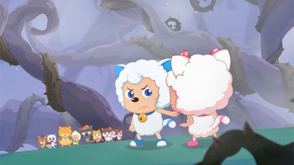 喜羊羊与灰太狼:美羊羊和喜羊羊发生内讧了,谁都不让谁