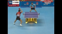 2013第十二届全运会乒乓球男团D组 山东vs宁夏(张继科VS朱开拓)_...