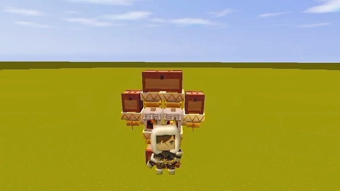 机关陷阱:铁金钻石玻璃等自动熔炼炉【迷你世界】