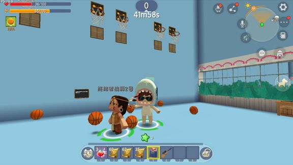 迷你世界:皮皮然和粉丝一起玩双人解密的跑酷!