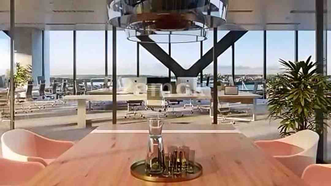 大气商务高层建筑生长动画-视频素材-凌晨两点视频素材网