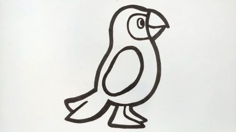 简笔画教你怎么画小鸟