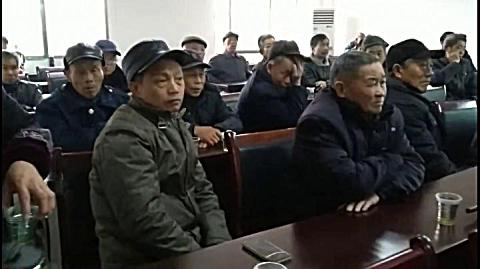 2018-2019年度荷叶塘村党员冬春训观看会议记录