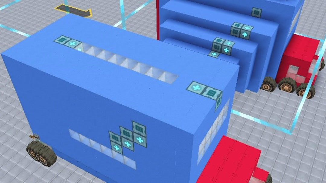 迷你世界:擎天柱造一体式变形房车教程,能变身豪华舒适的大房子