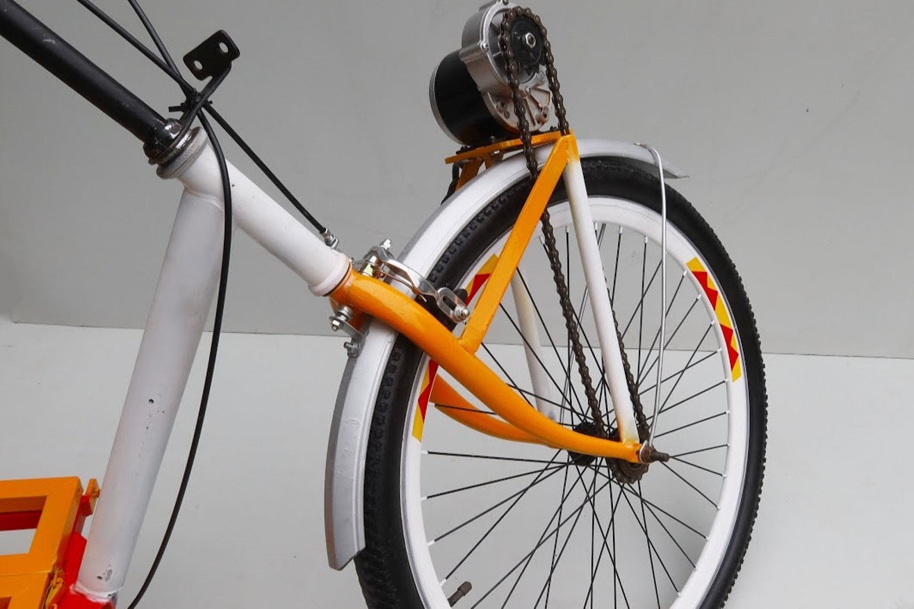 组装前驱自行车,能载人能拉货,前驱好还是后驱好?