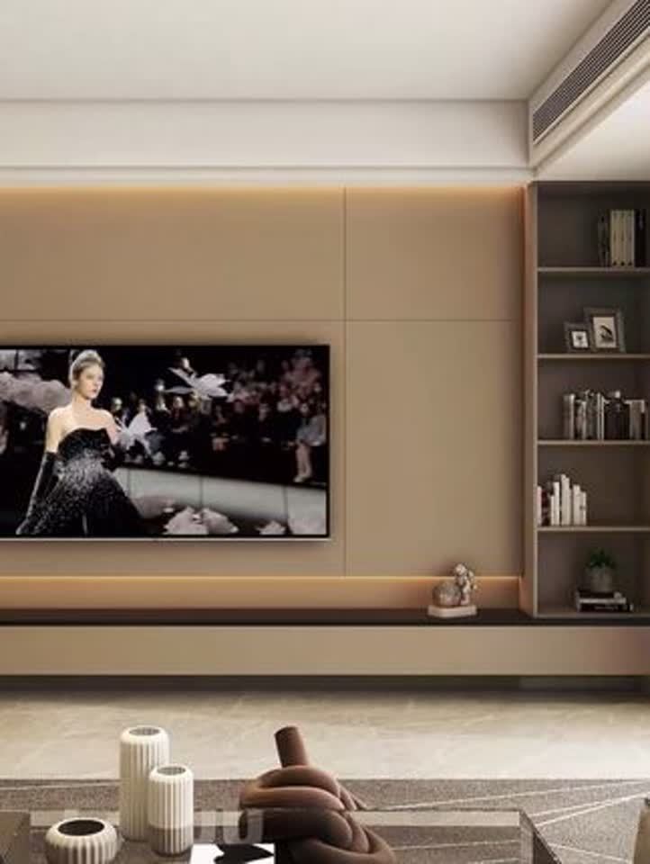 堪比实景的效果图#灵感创作 #装修 #软装 #极简轻奢 #家的样子