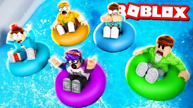 Roblox水上乐园模拟器!欢乐夏日体验高空水上滑梯