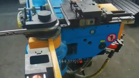 这弯管机太牛了冲孔弯管一次成型