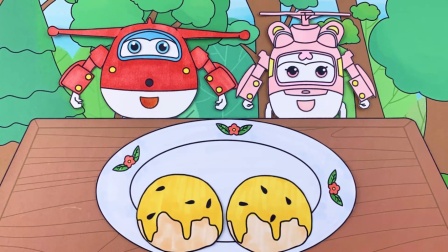 手绘定格动画:姐姐给超级飞侠乐迪和小爱做了传统中式甜品蛋黄酥