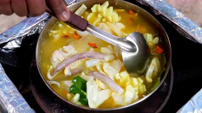 咖喱炒大墨斗鱼,制作方法比较传统,味道一定很不错