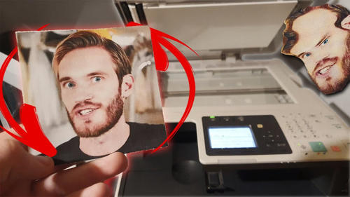 把照片放在打印机上能打印出什么?小伙作死亲测,结果意外了!