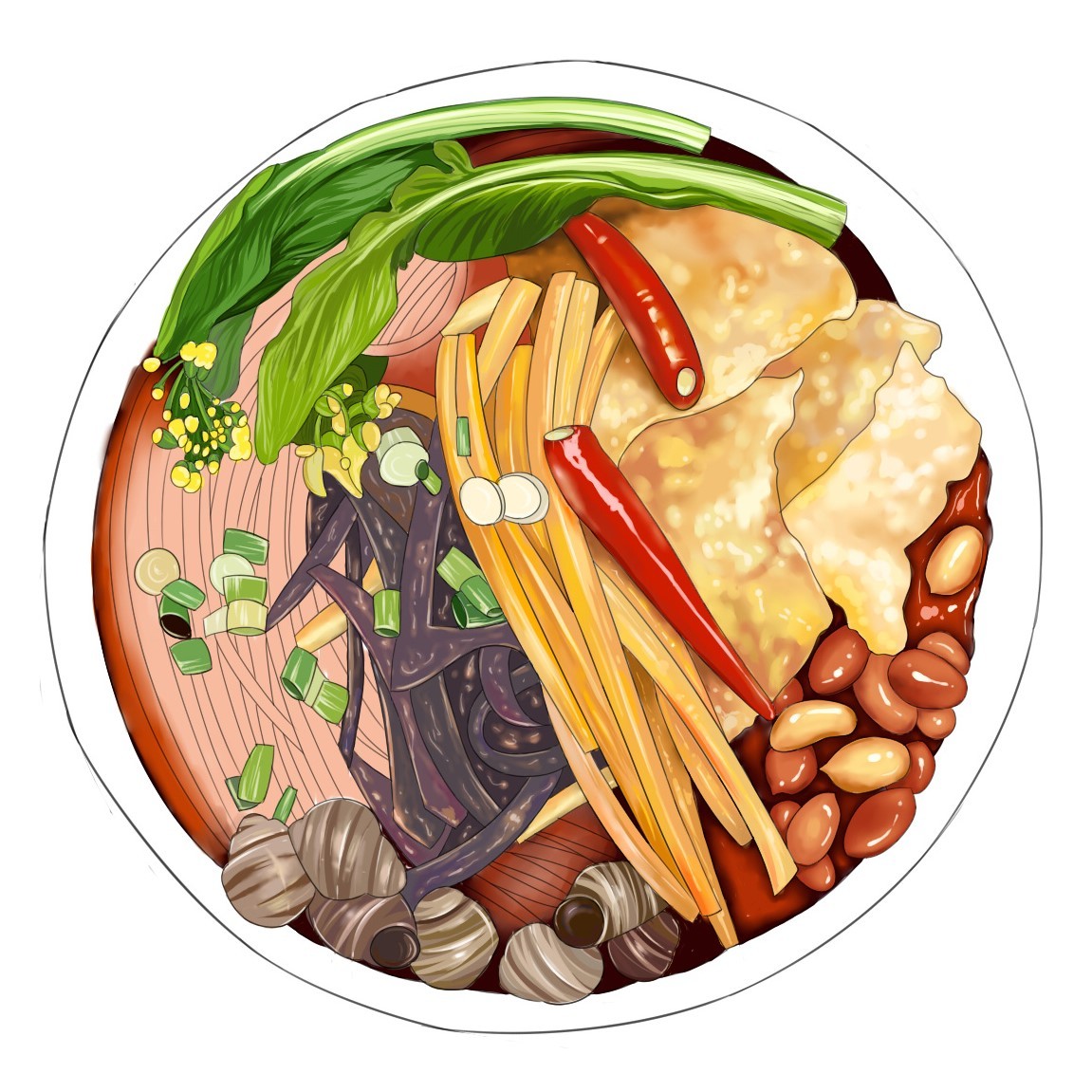 小吕爱吃螺蛳粉 