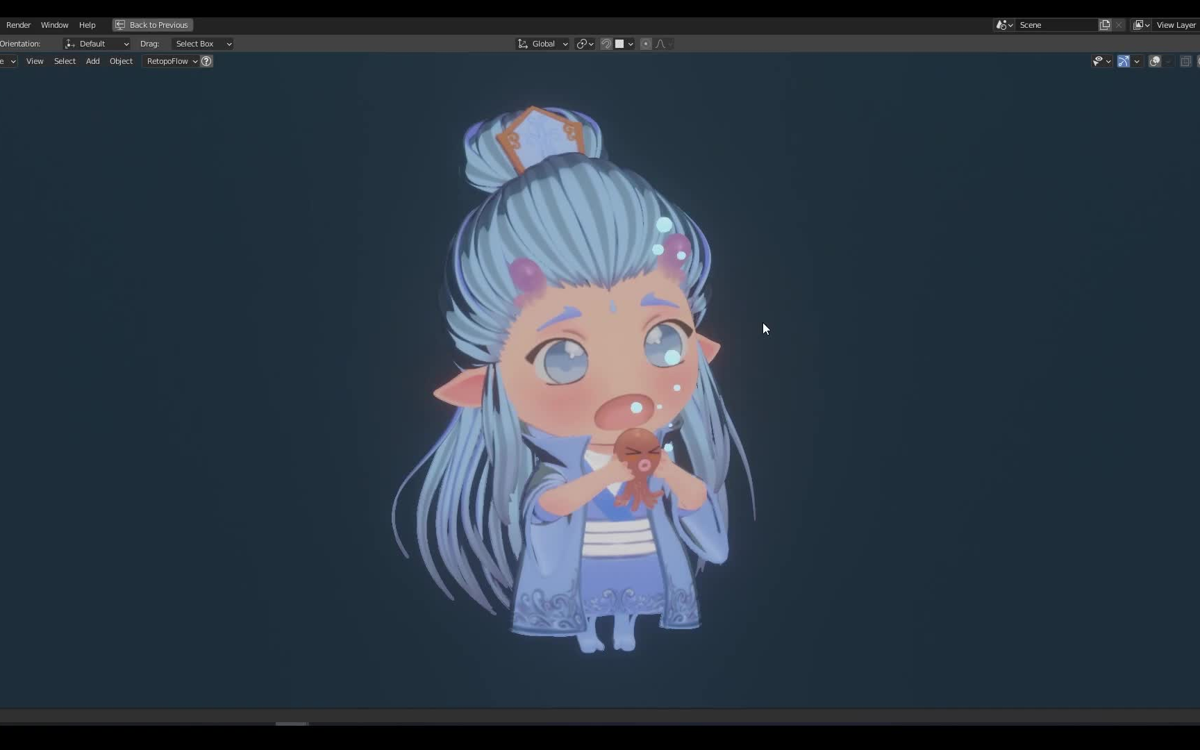 Blender 2 91卡通人物建模教程一