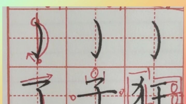 汉龙书法【每日一练】:弯钩的写法及应用