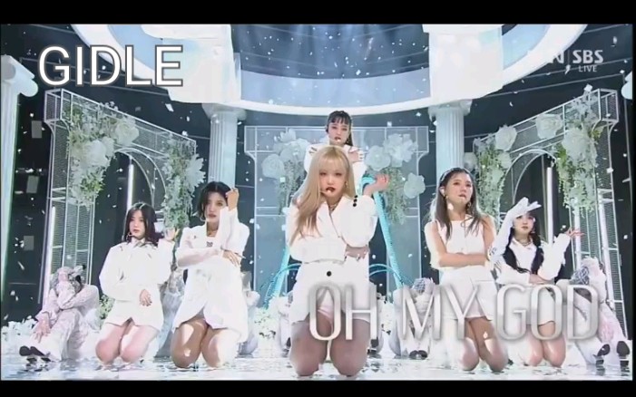 【GIDLE】200412 gidle组合回归舞台 - 《INTRO + Oh my god》白色...
