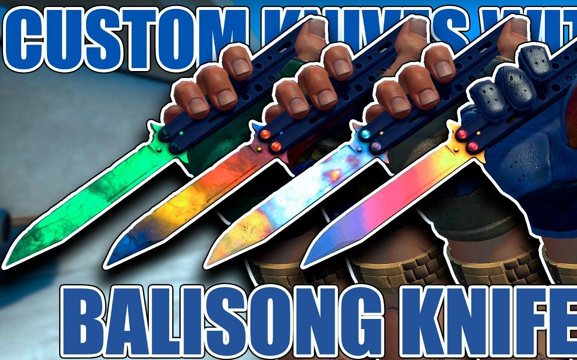 【CSGO】15个简约丝滑蝴蝶刀鉴赏