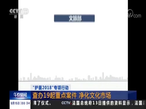 [午夜新闻]“护苗2018”专项行动 查办19起重点案件 净化文化市场