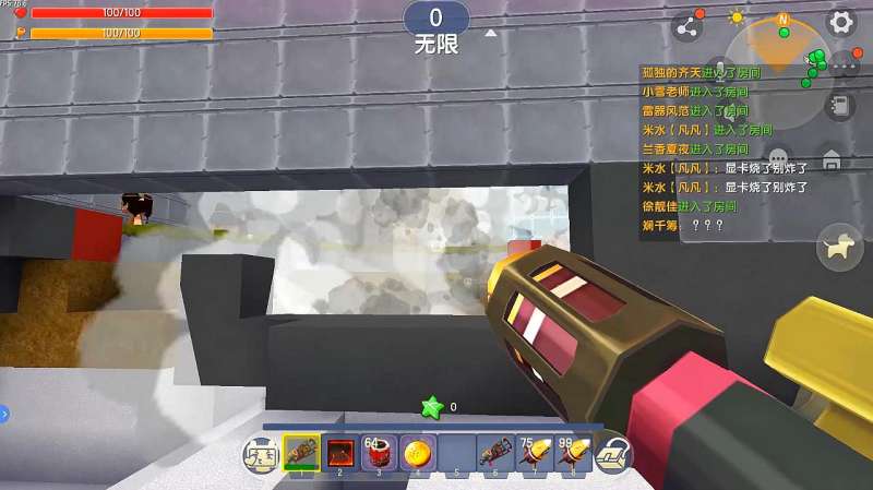 迷你世界:玩地图炸学校,把所有不开心都忘掉