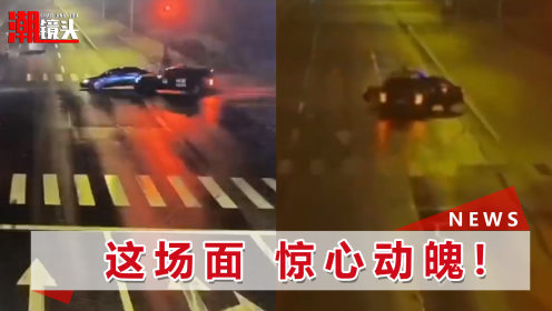 堪比大片!警察飙车围捕嫌疑人,7辆车被钢钉扎爆,惊险现场曝光