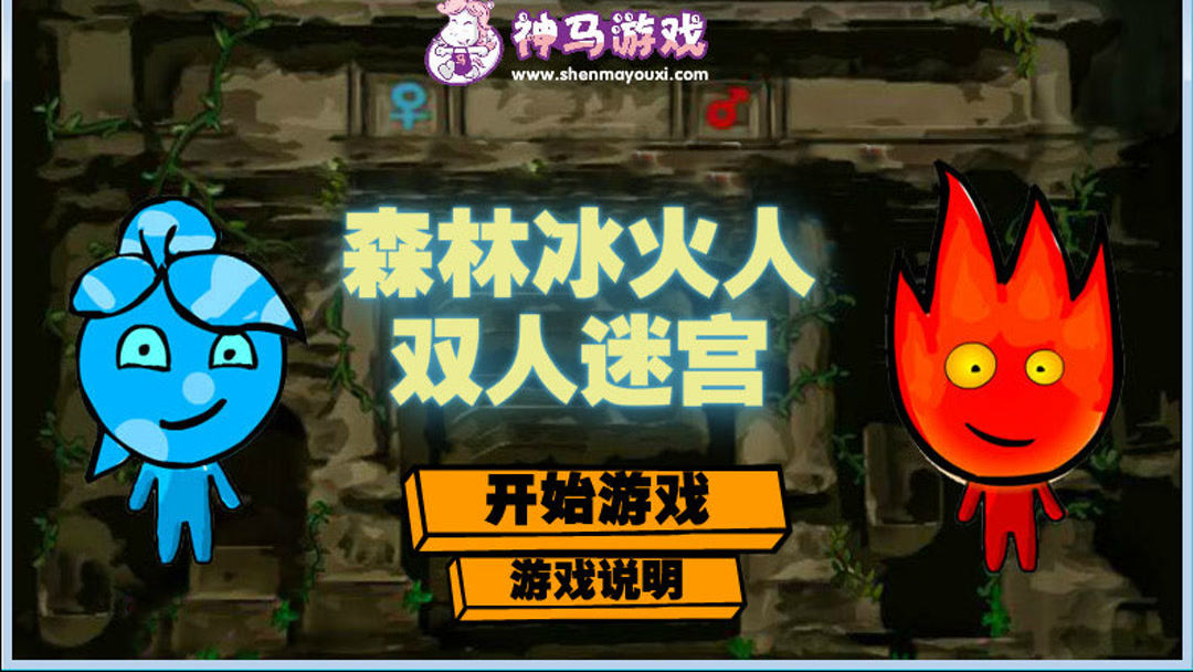 【小two】森林冰火人6:哥哥妹妹勇闯迷宫 游戏