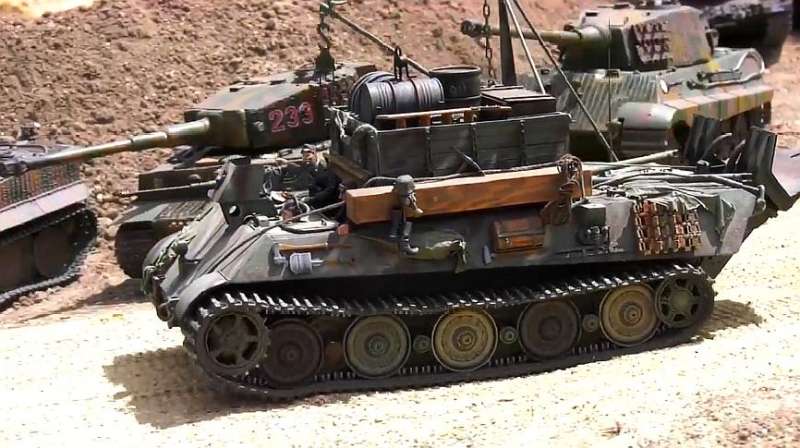 奇趣RC模型:大规模仿真坦克在行动,种类繁多,太吸睛了