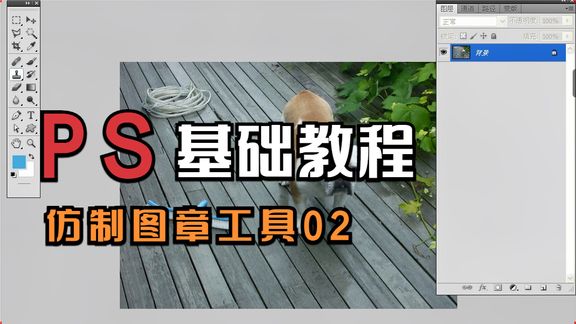 photoshop基础教程-18仿制图章工具02