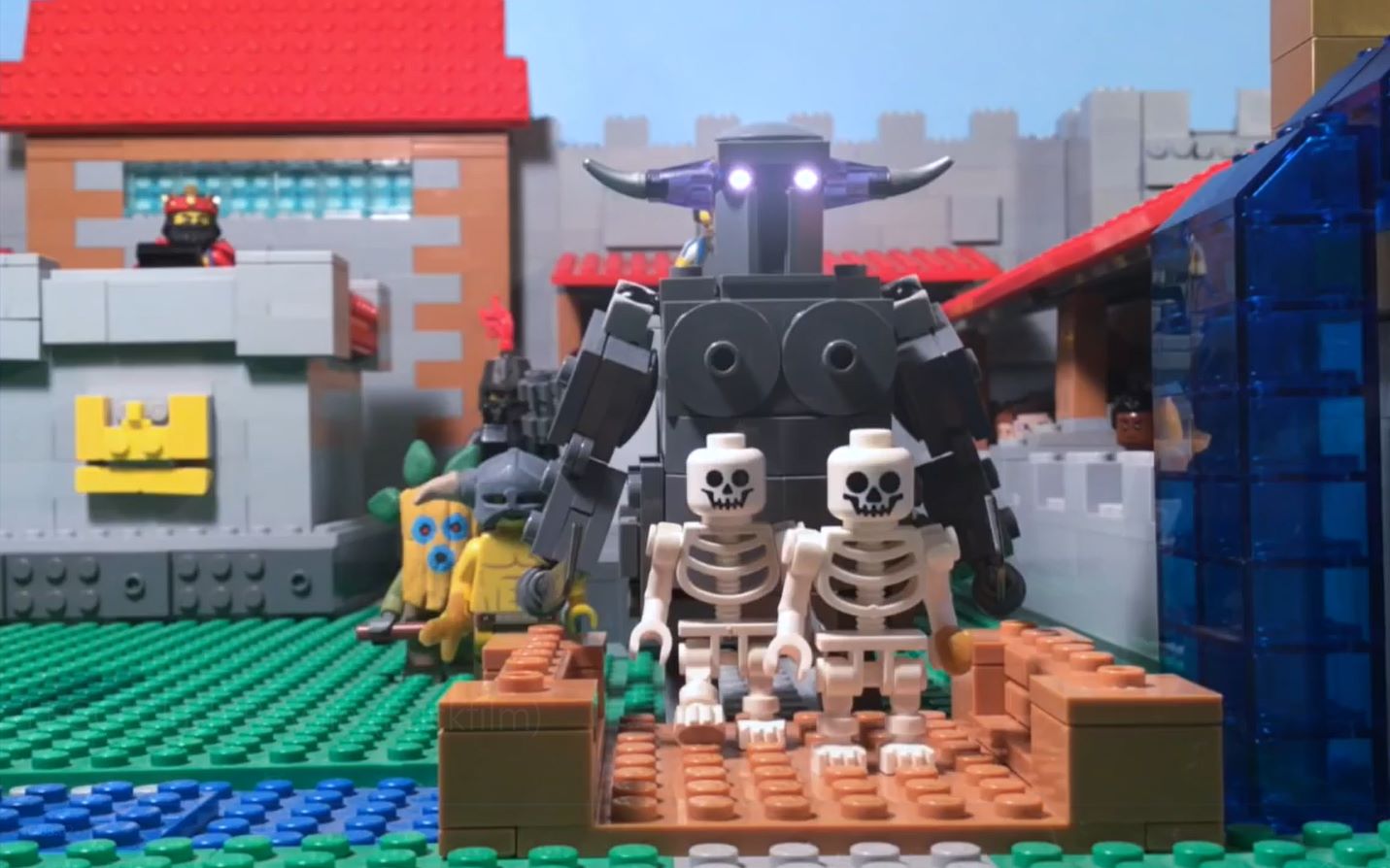 【定格动画】「乐高皇室战争」小Lego乱入至Clash Royale位面,上演...