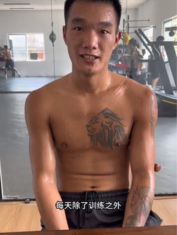 #拳击 三年免费训练计划的第一员大将训练近况