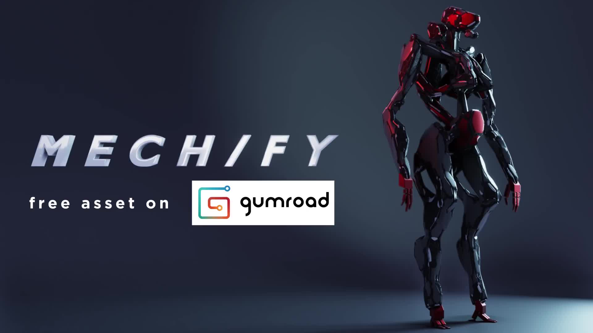 【Blender】6分钟程序生成机器人硬表面建模演示(含工程文件)