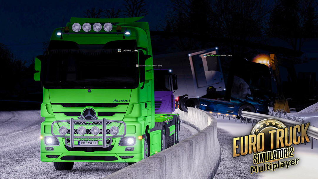 欧洲卡车模拟2:看这鲜艳的颜色! | 2019/1/5直播录像