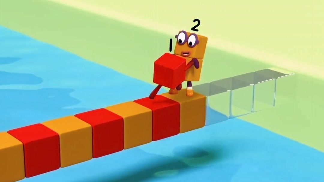 数字积木 搞笑动画:太阴险了 竟然把这个设计成透明的!