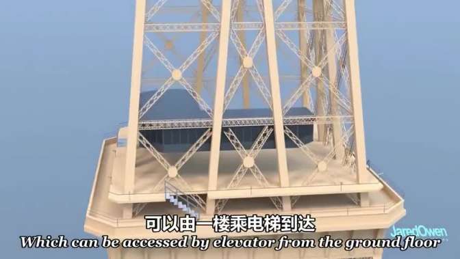埃菲尔铁塔的内部结构是怎样的?