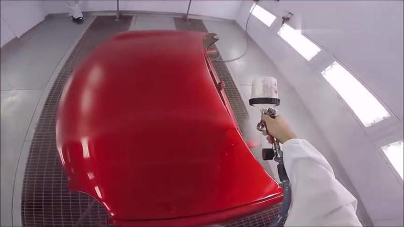 汽车喷漆教学视频