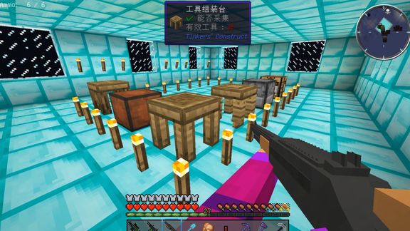 我的世界钻石大陆:在固若金汤的钻石块家里研究新技术!