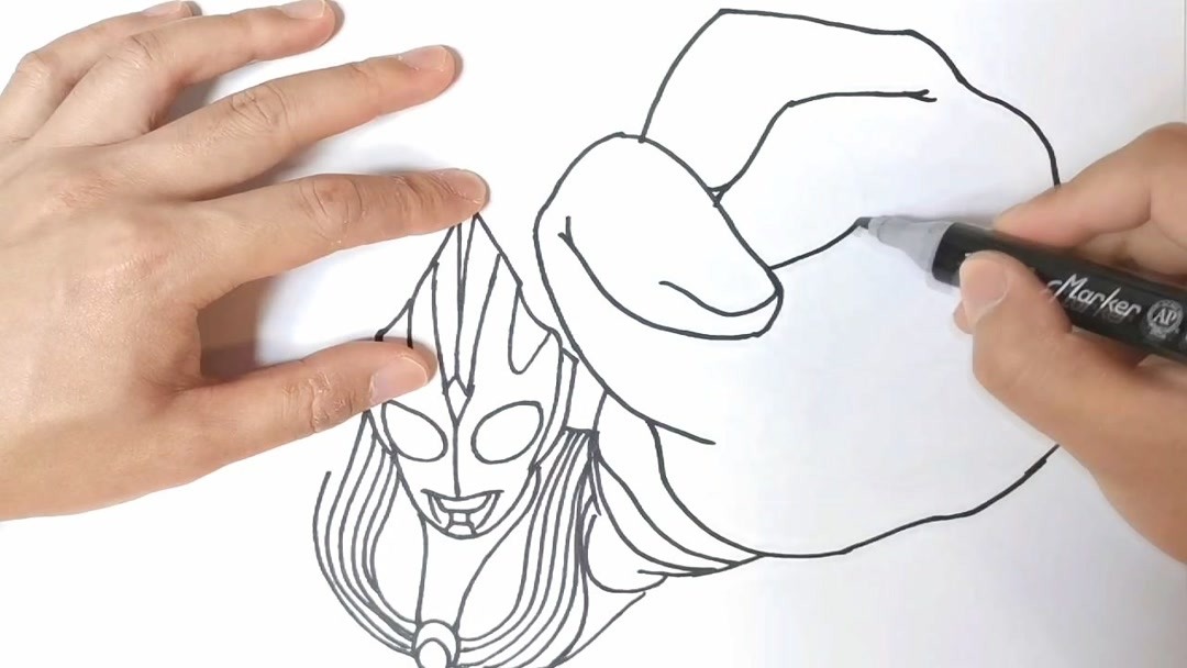 吃我一记迪迦电击拳!教你画迪迦奥特曼,奥特曼简笔画大全