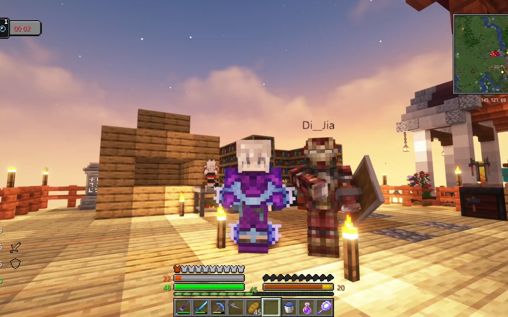 mc整合包龙之冒险实况第十一期 探索海底神殿击杀守卫者做出海蟒装备