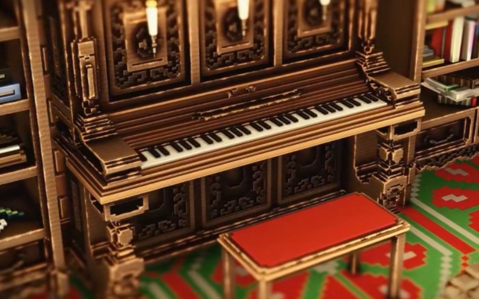 【Minecraft】肝帝竟用上万方块制作的超大圣诞屋!