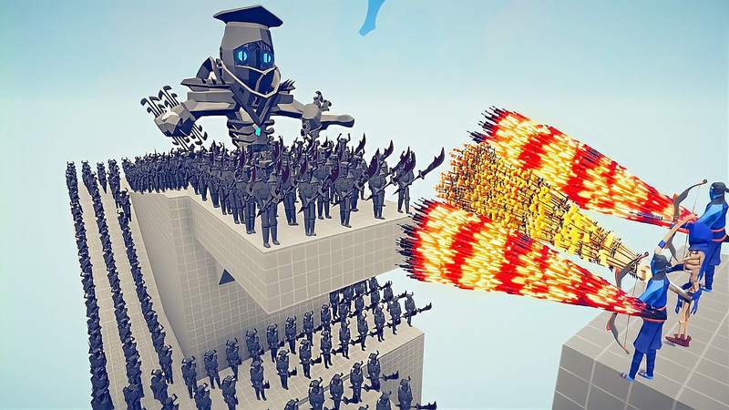 全面战争模拟器:灵魂傀儡之神VS神之兵种3人组