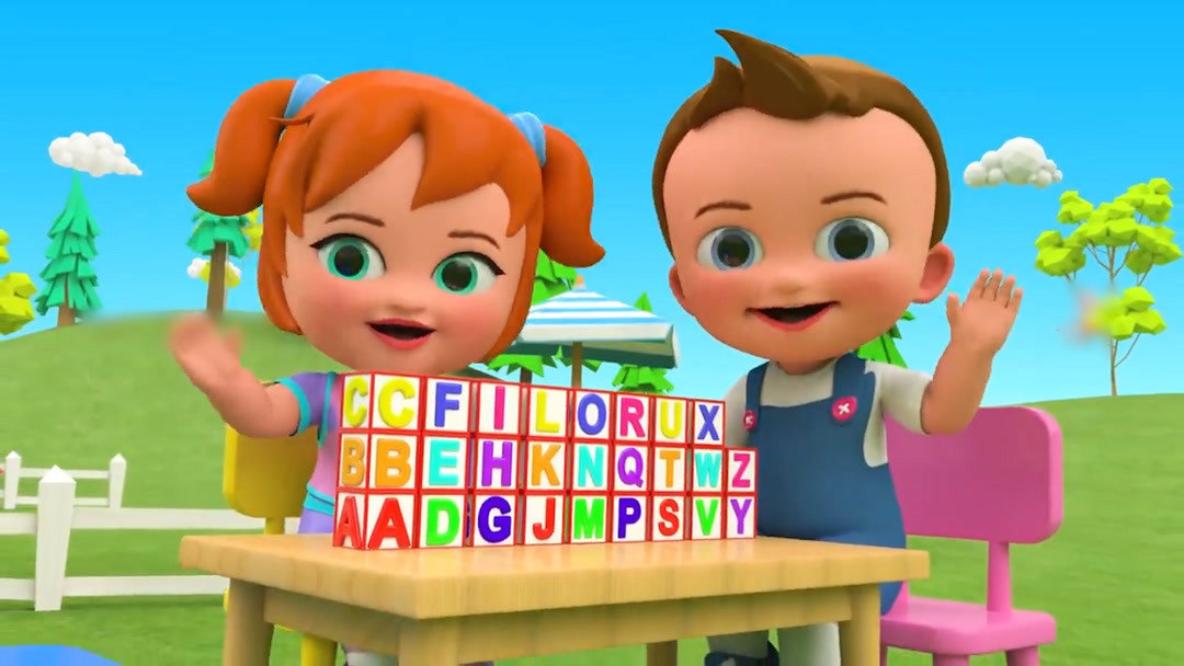 小朋友的趣味游戏!认识字母