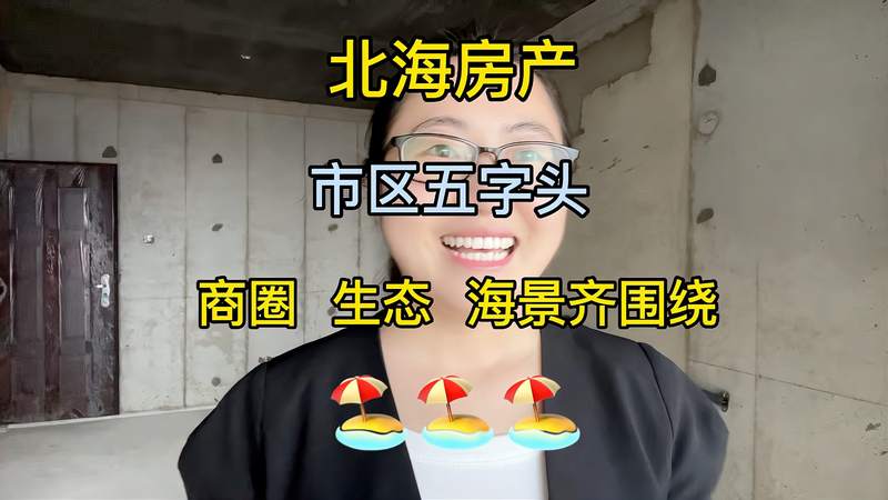 北海房产,市区五字头,商圈生态海景齐围绕