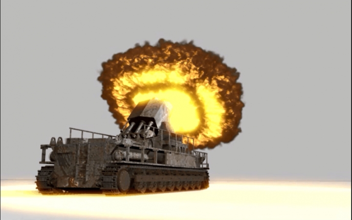 微电影【破晓Ⅲ】 卡尔臼炮3D初稿