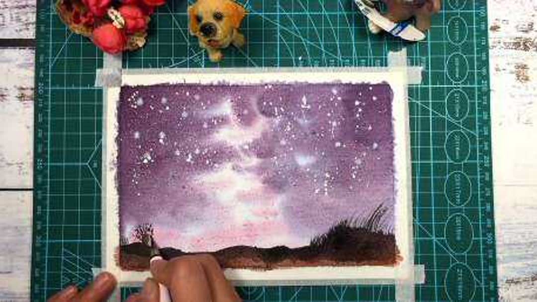 超级简单的极光星空教程,一起来学吧