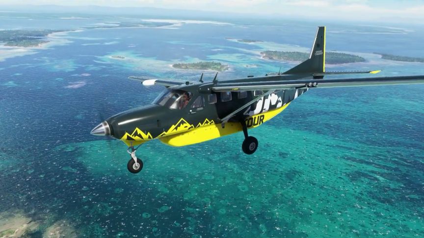 现实场景完美还原 微软飞行模拟器