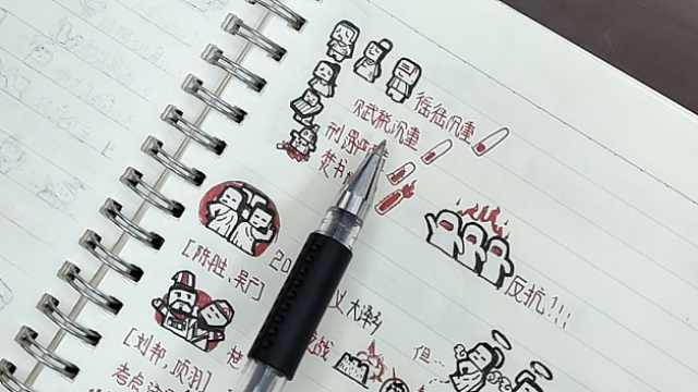 有才!初一男孩把历史笔记做成漫画:班上同学都成粉丝
