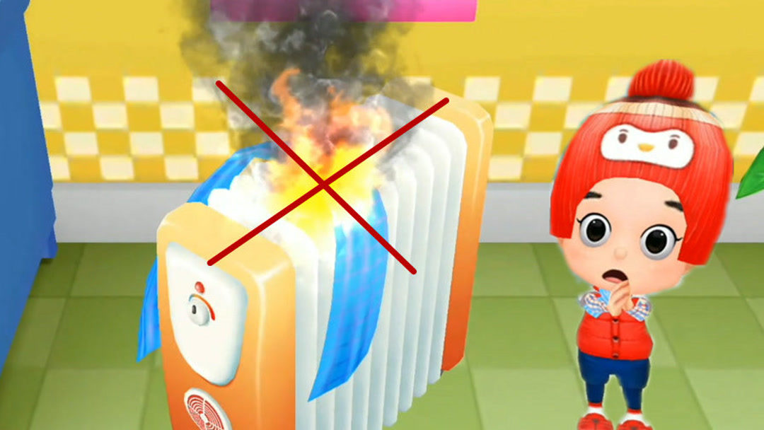 大头儿子电暖气使用不能马虎 安全知识游戏